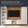 Bestar 118W Modular Entertainment Center With TV Stand, Storage ...