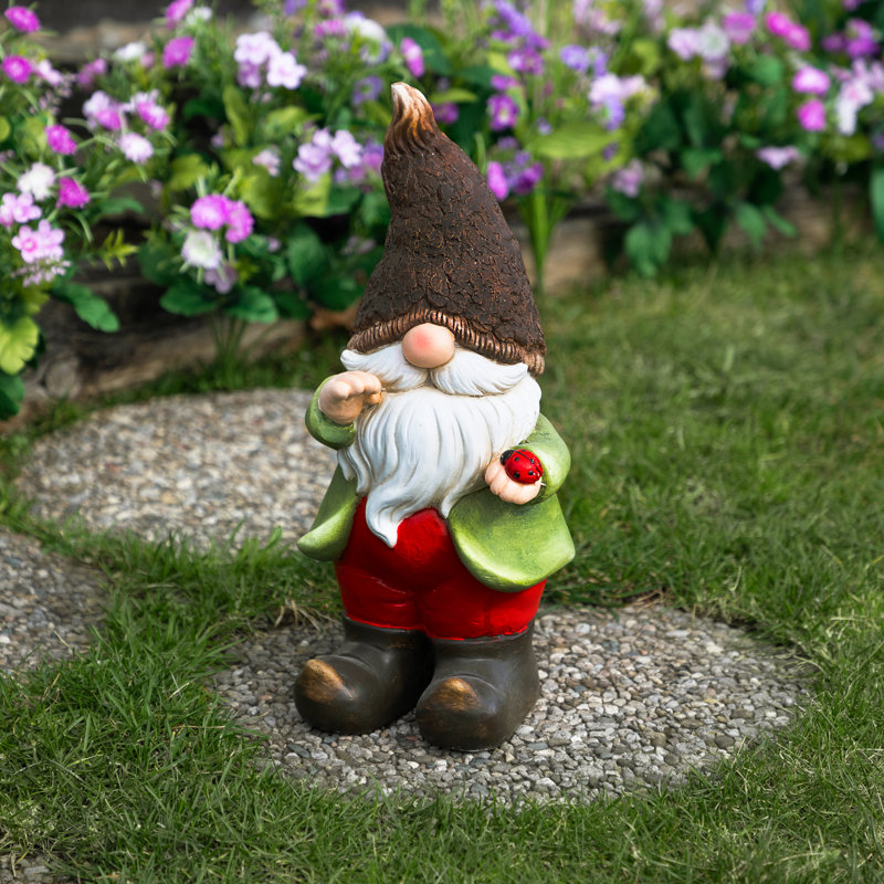 Northlight Seasonal Gnomes Ceramic Garden Statue | Wayfair