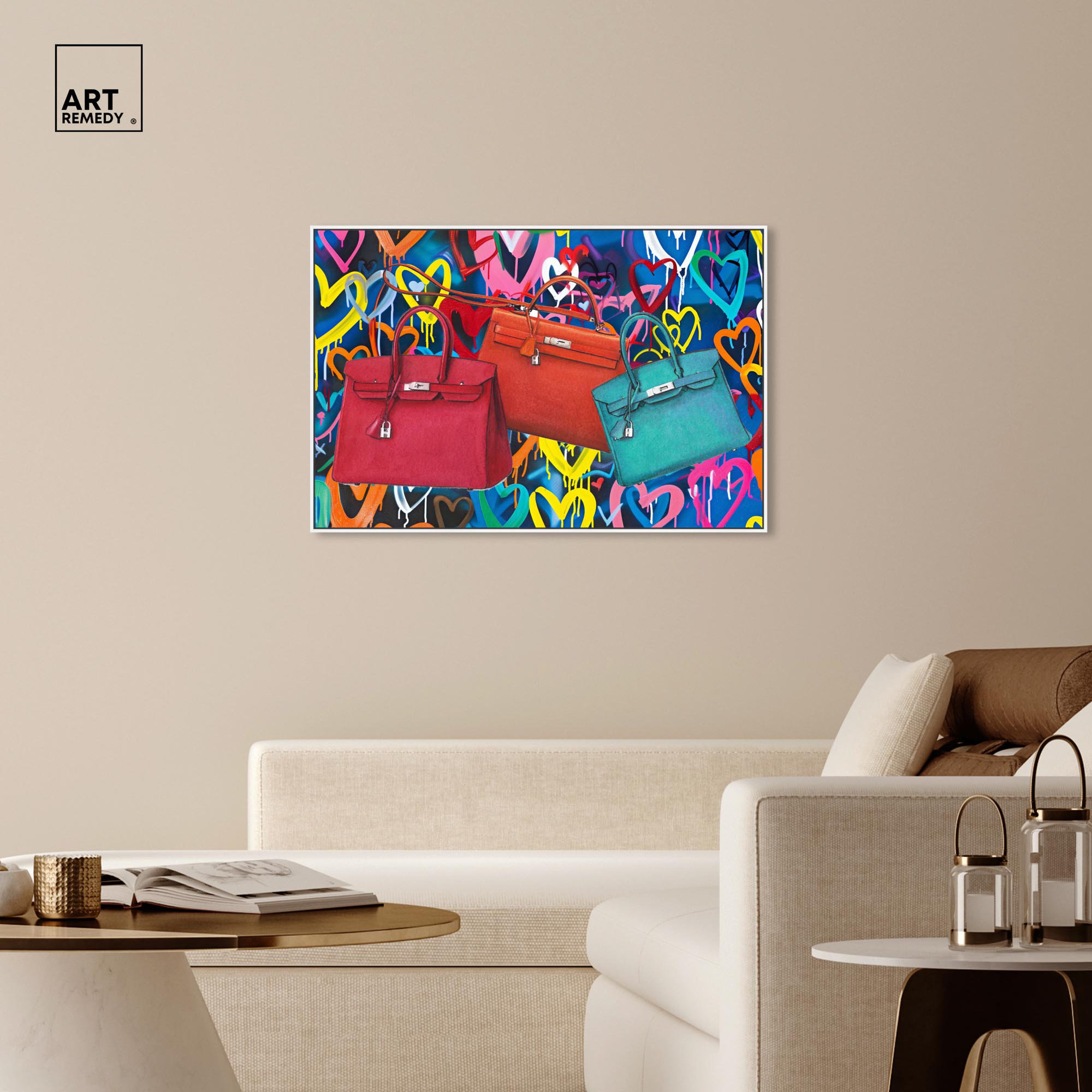 Art Remedy Complimentary Purses Canvas Glam Urban Art by Art Remedy ...