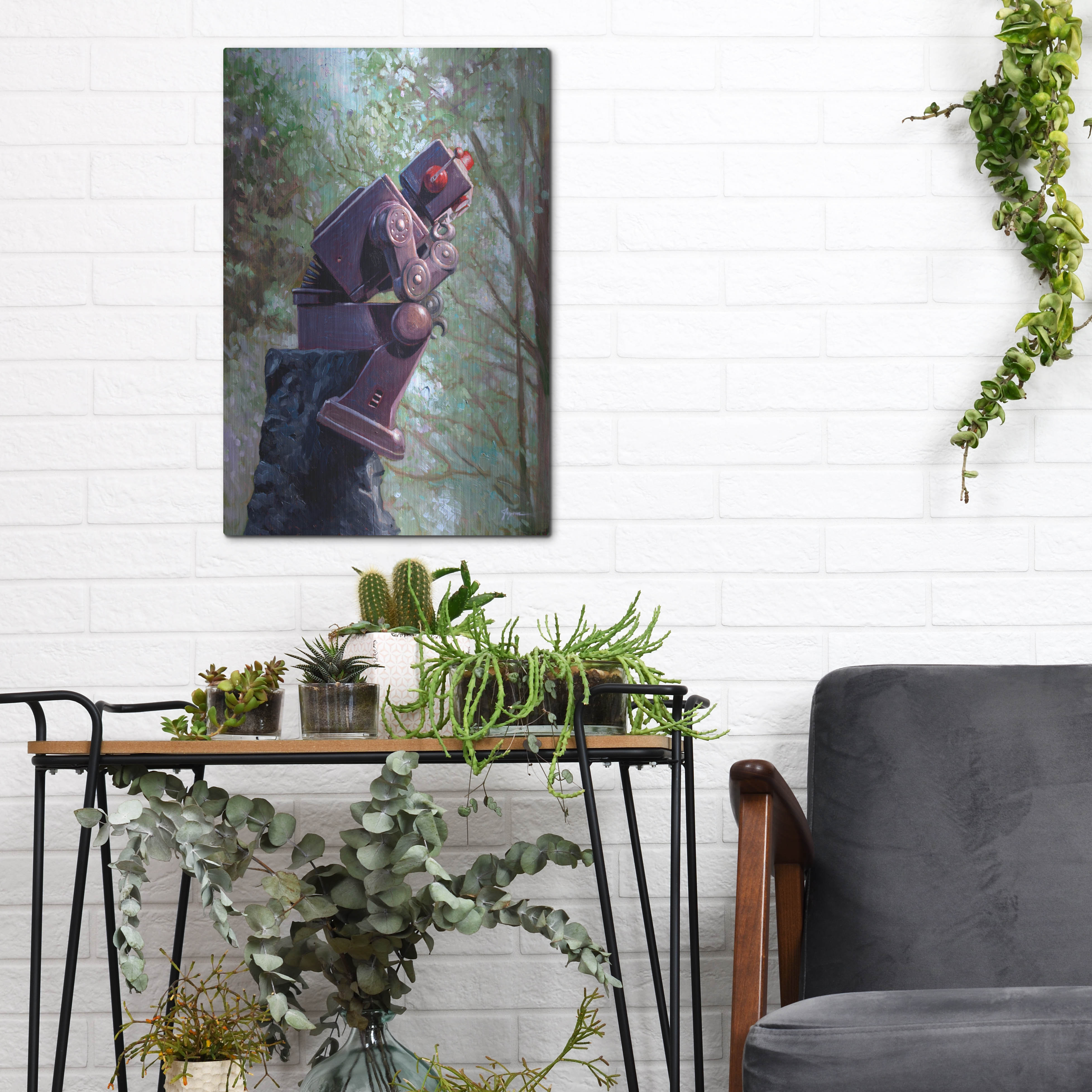 Trinx 'Collator' by Eric Joyner, Metal Wall Art, 12x16"" | Wayfair