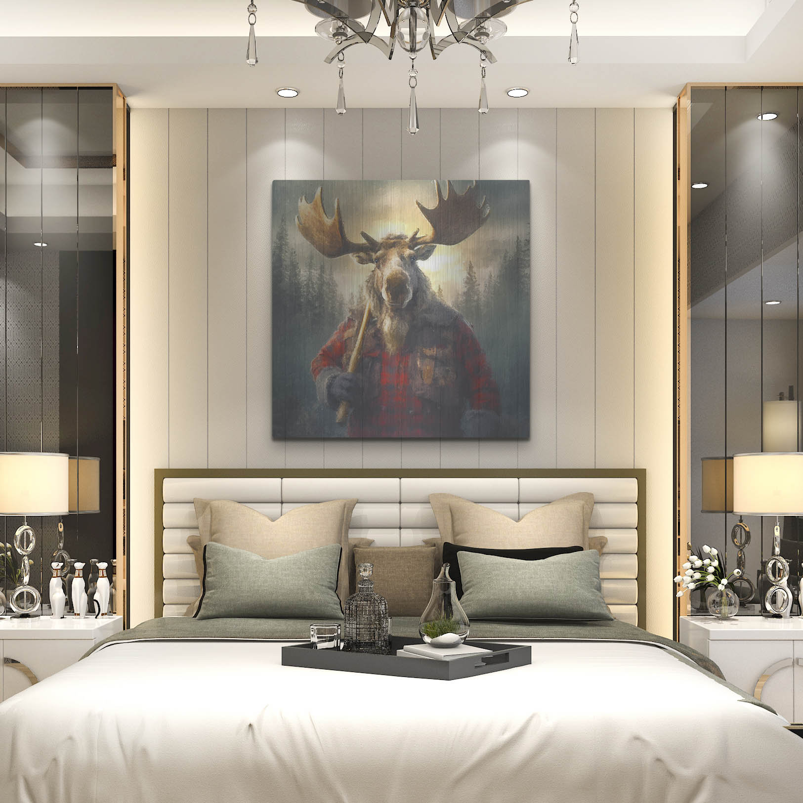 Trinx 'Lumberjack' by Sean Parnell Metal Wall Art, - Wayfair Canada