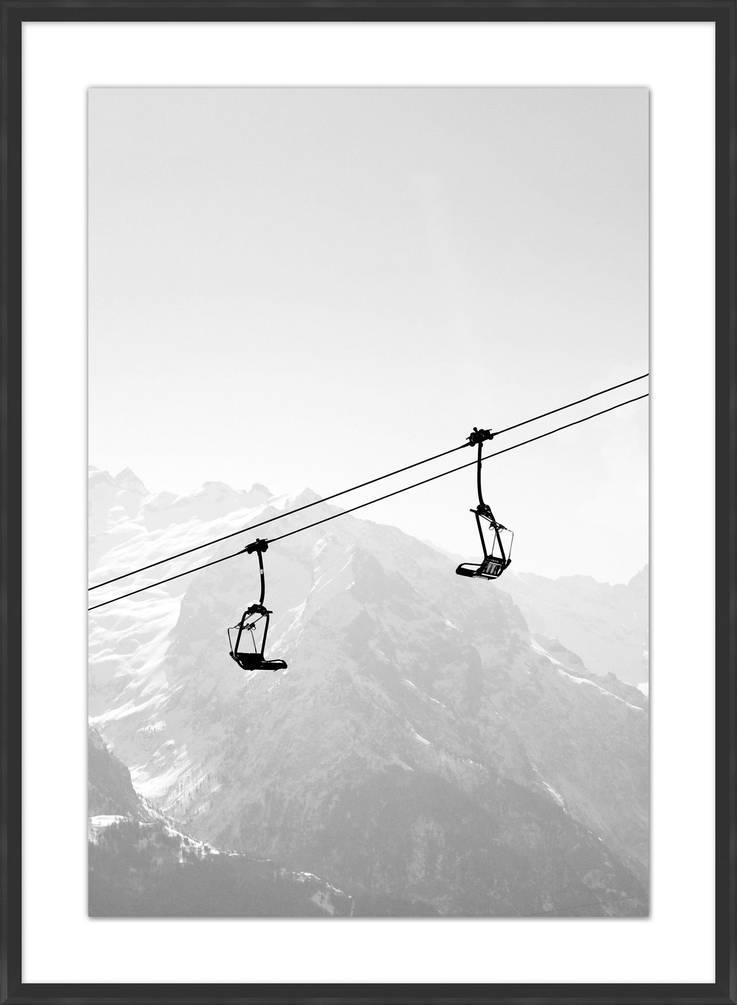 Wendover Art Group Ski Lift Diagonal 2 | Wayfair