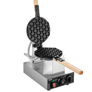 VEVOR Commercial Bubble Waffle Maker Egg Pancake Baker Machine 1400W ...
