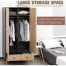 Mack + Milo Grubbs 2 Door Wardrobe & Reviews | Wayfair.co.uk