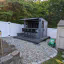 Suncast 8 ft. x 7 ft. Cabana Entertainment Shed & Reviews | Wayfair