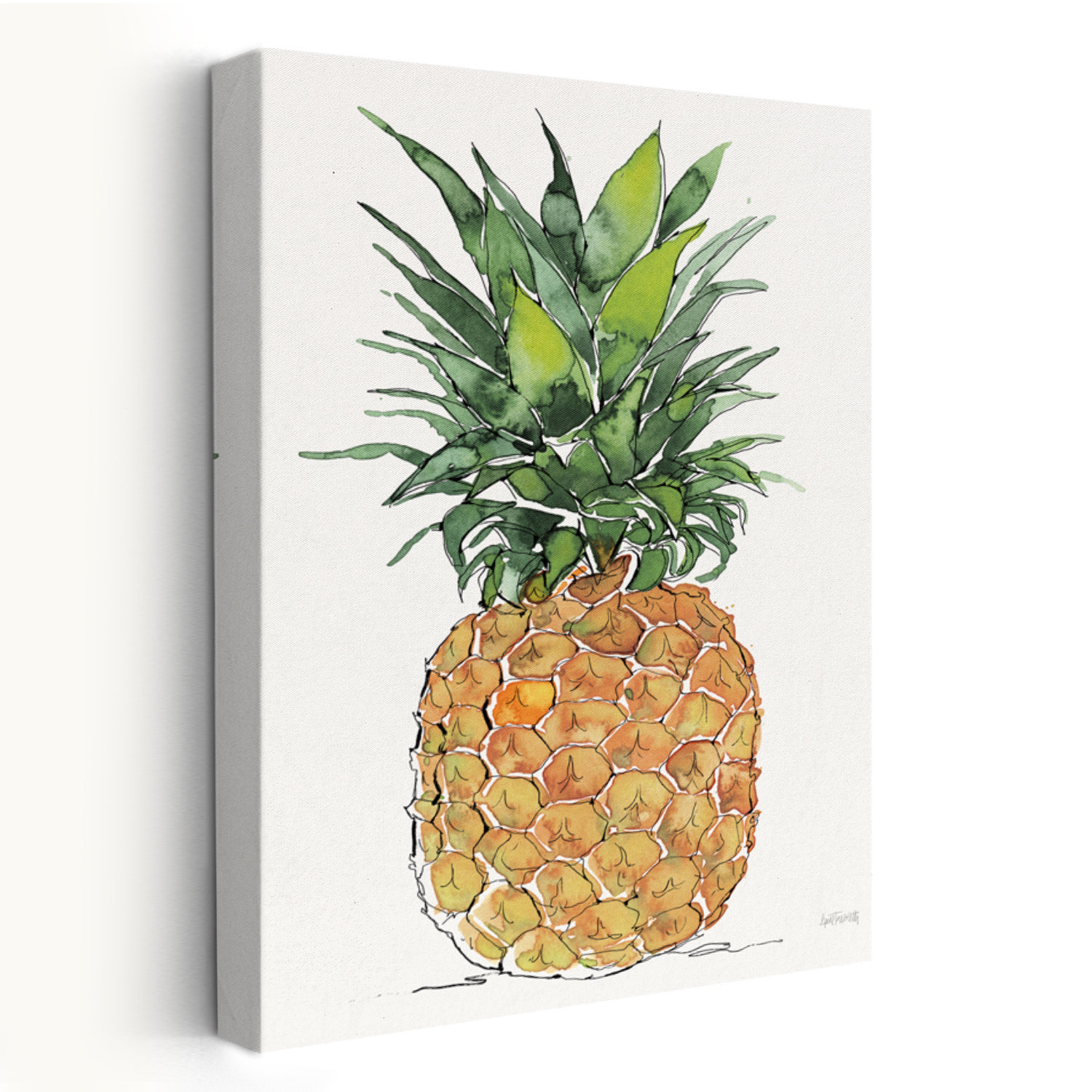 Dakota Fields Palm Springs VIII - Cream Fruit Green Orange Art | Wayfair
