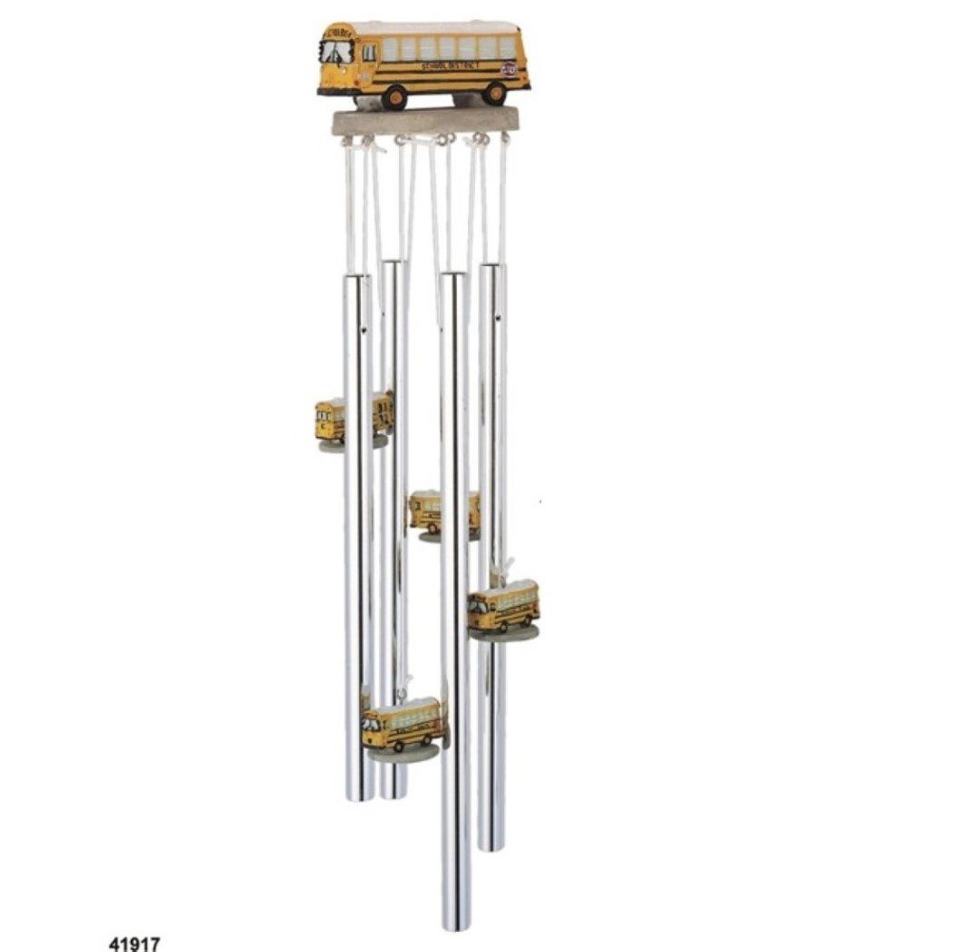 Arlmont & Co. Kyriel School Bus Round Top Wind Chime - Wayfair Canada