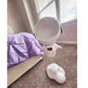 Latitude Run® Modern White Astronaut Side Table Floor Figurine End ...