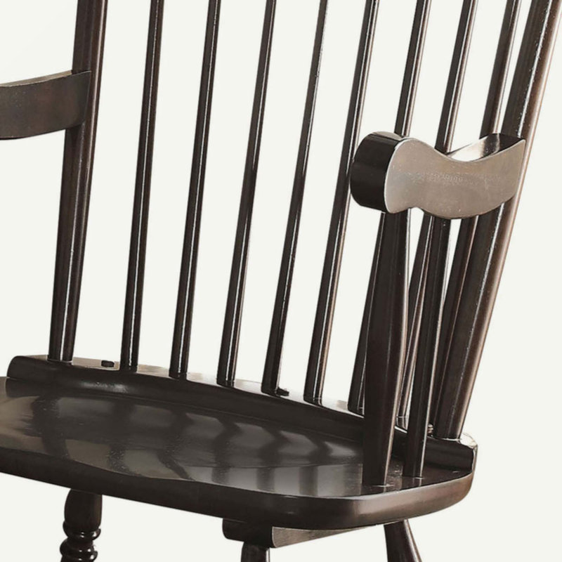 August Grove® Spindle Back Rocking Chair | Wayfair