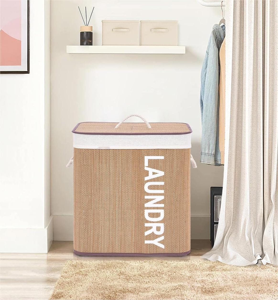 Red Barrel Studio® Laundry Hamper with Handles | Wayfair