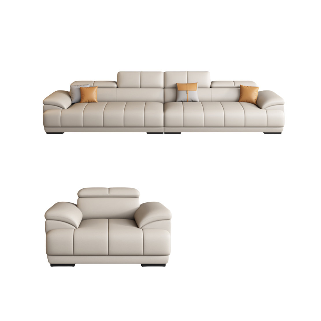 PPEDKS American-style simple modern sofa - Wayfair Canada