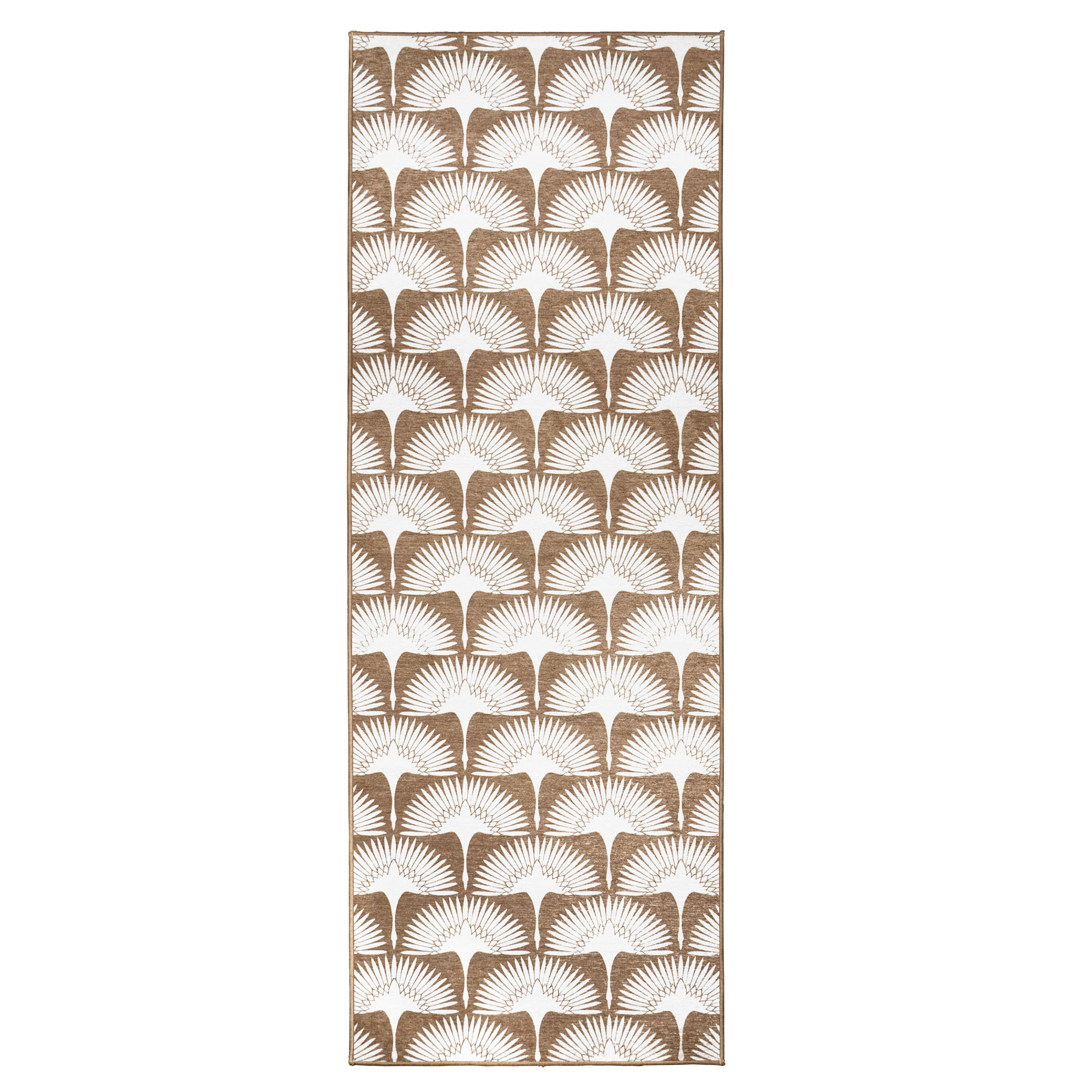 My Magic Carpet Flock Camel Washable Rug | Wayfair