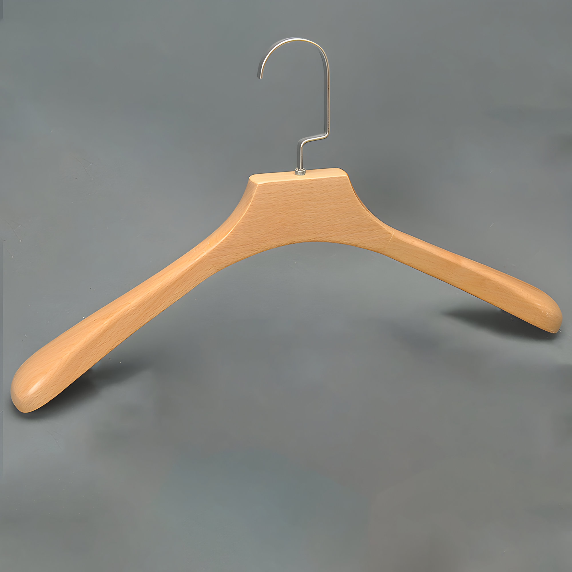 lingfan 17.72X9.84-Inch Beech Clear Unpainted Solid Wood Wide Shoulder ...