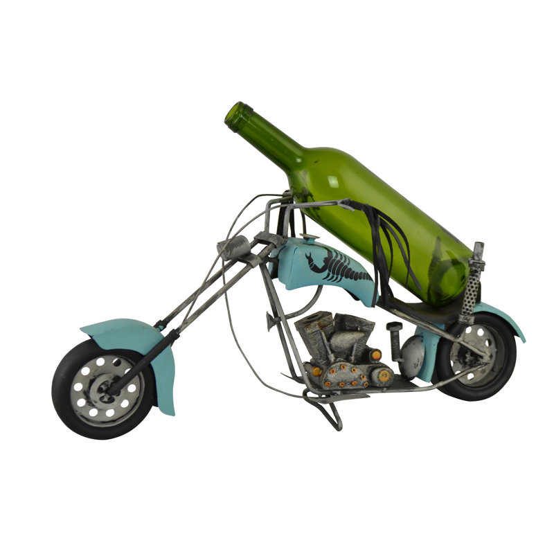 Wine Bodies Custom Stretched Metal Chopper Bottle Holder | Wayfair