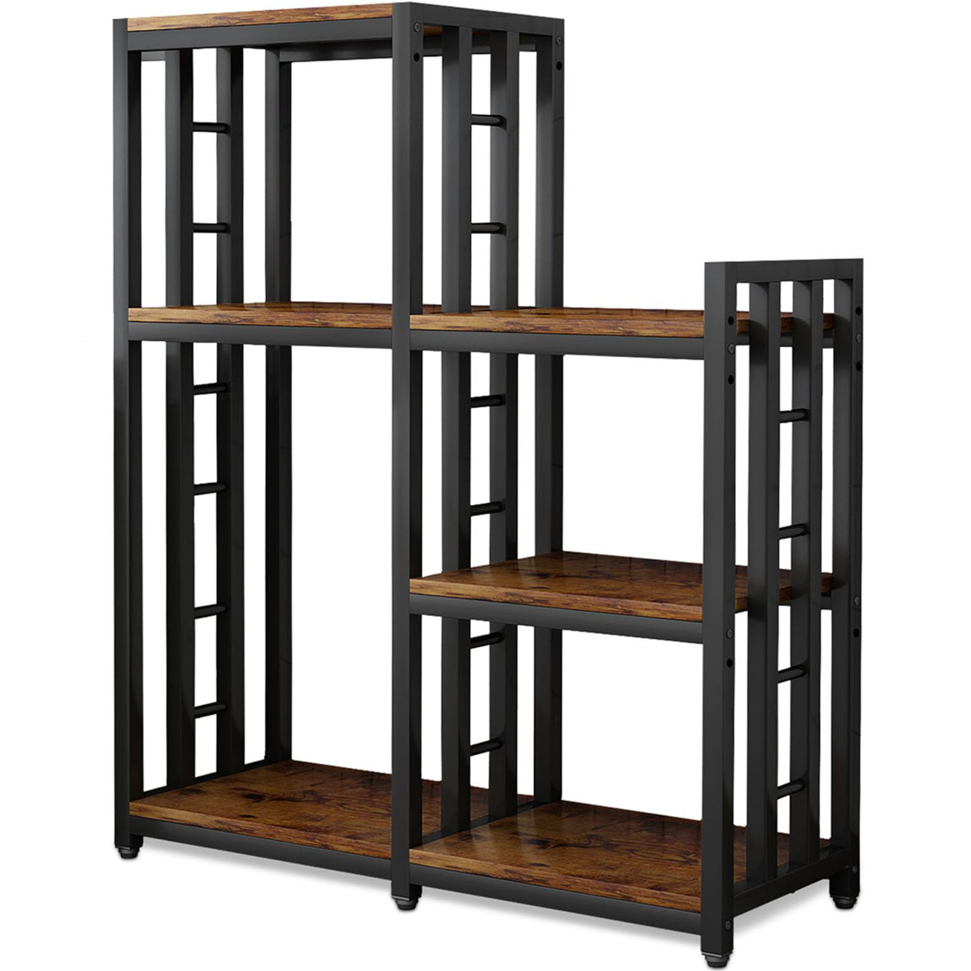 17 Stories Alosio 41" Iron Standard Baker's Rack with Microwave ...