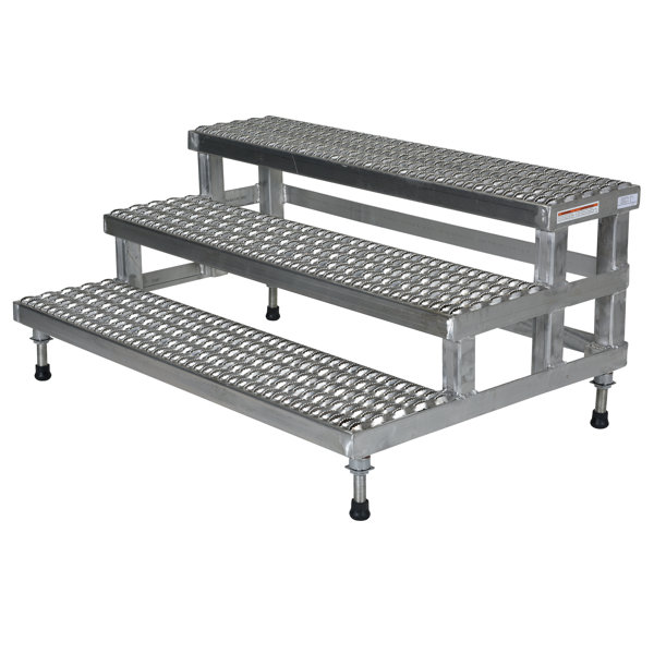 Vestil 3 - Step Steel Step Stool | Wayfair