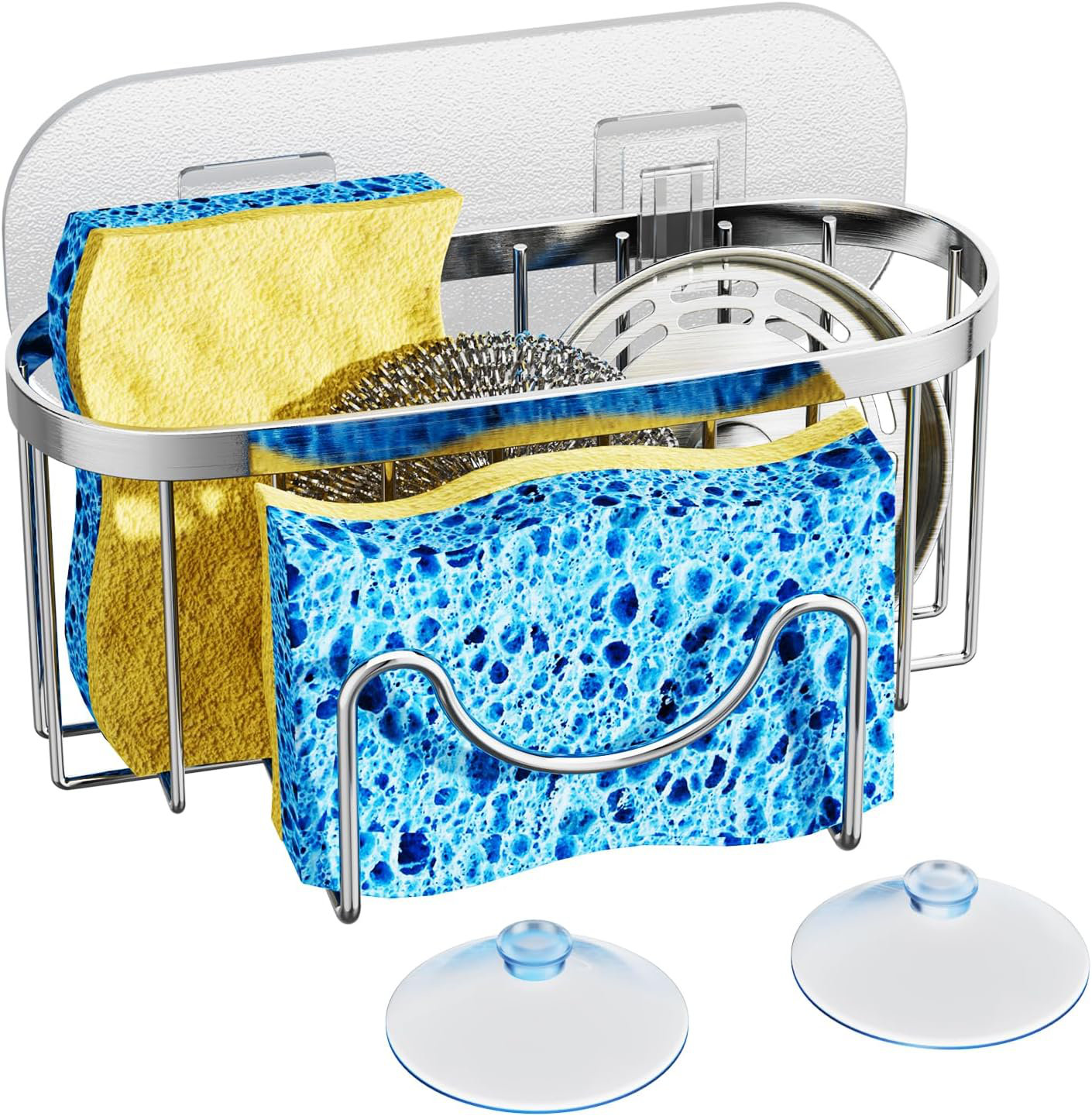 WKING Multifunctional M-Shaped Sponge Holder With Dual Installation ...