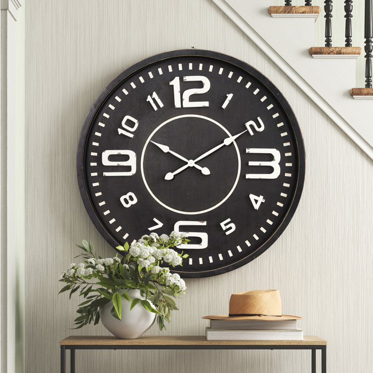 Laurel Foundry Modern Farmhouse Gruver Wood Wall Clock & Reviews | Wayfair