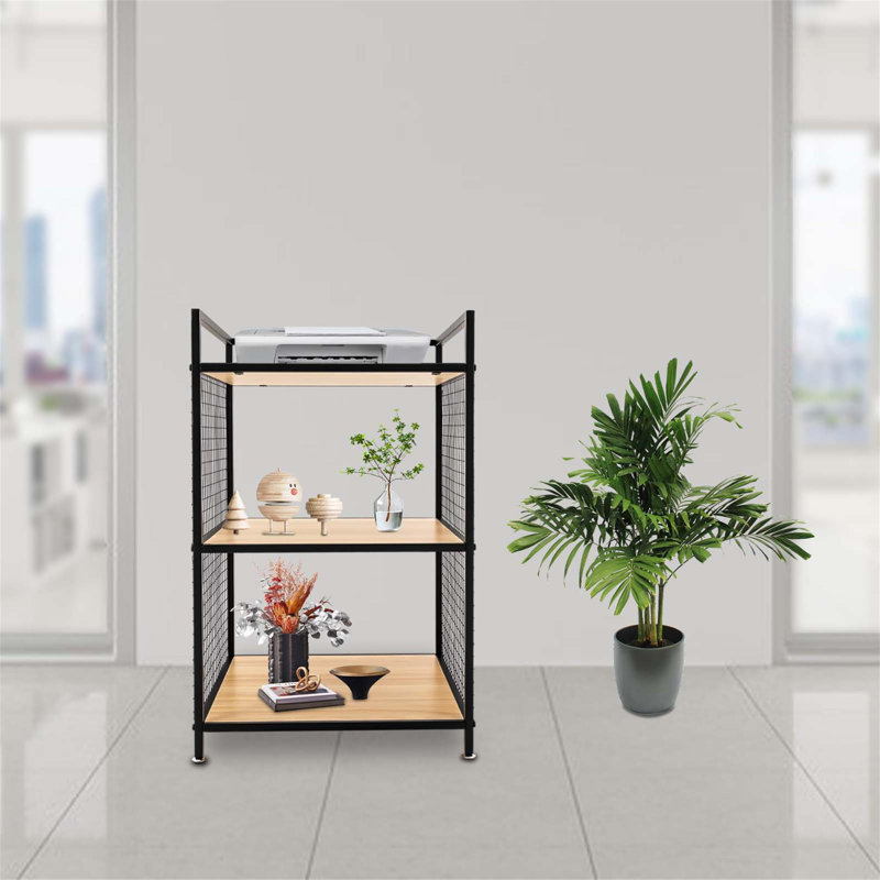 Rebrilliant 35" x 21" x 21" 3-Tier Storage Rack & Reviews | Wayfair