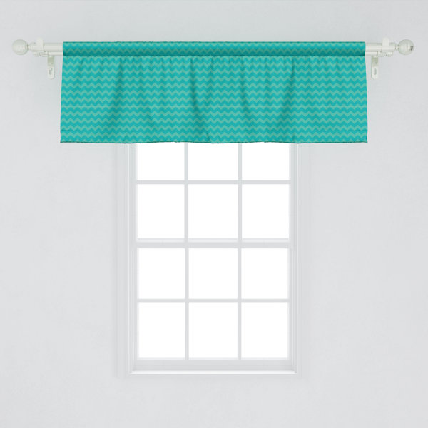 Ambesonne Chevron Valance Pack of 2 Zigzag Line 93033 | Wayfair
