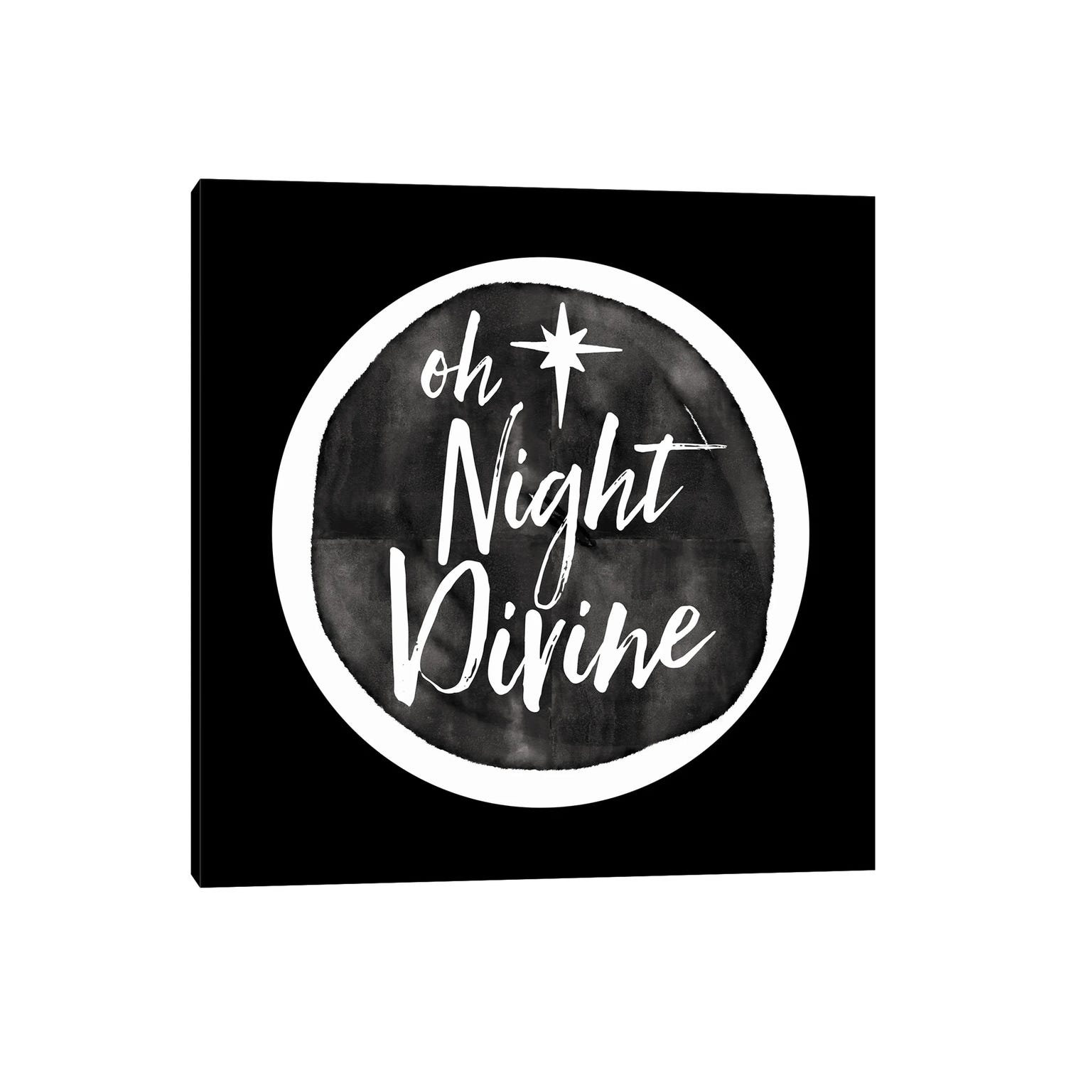 The Holiday Aisle® Oh Night Divine - Wall Art Print - Wrapped Canvas ...