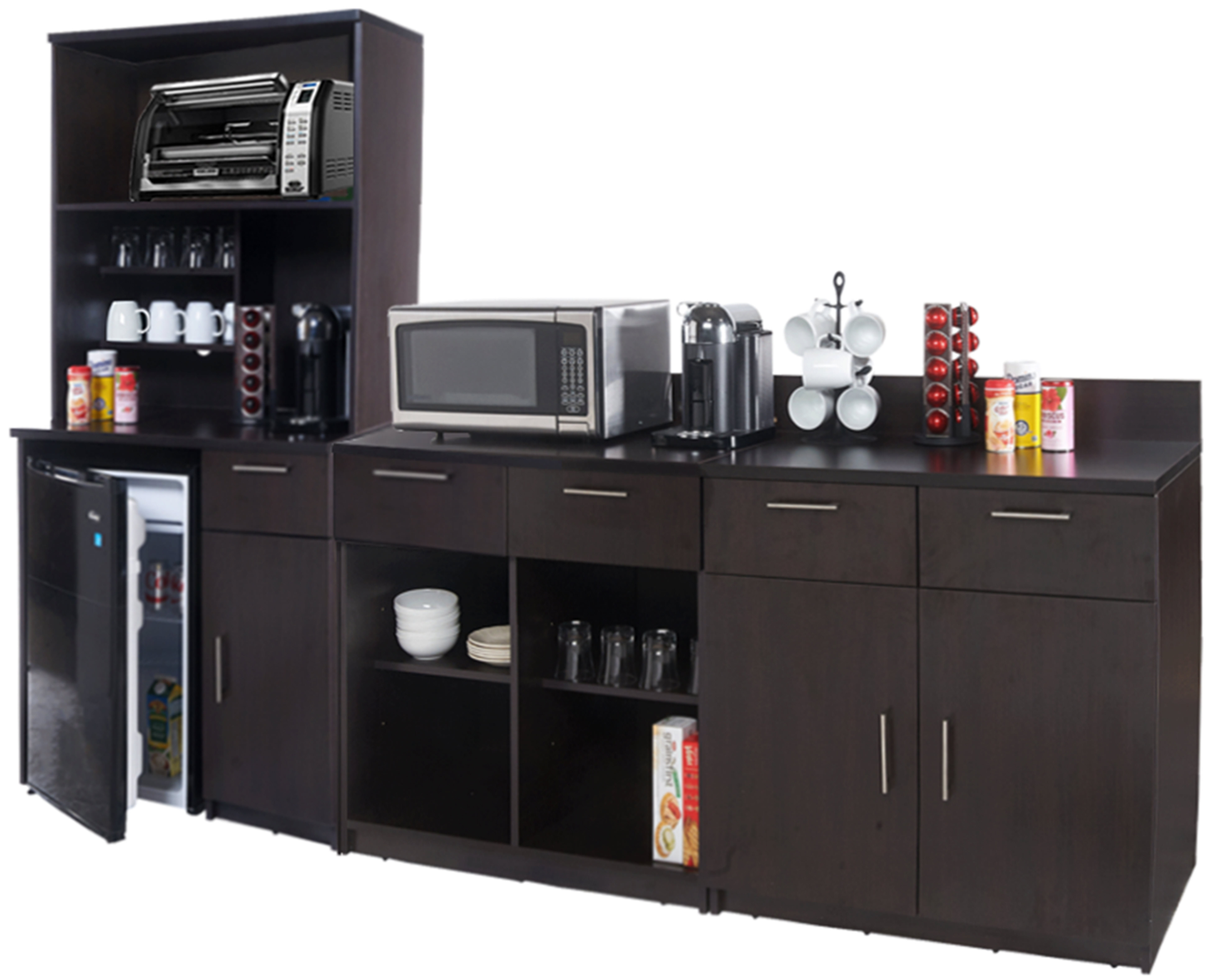 Breaktime Commercial Grade Coffee Kitchen Lunch Room Cabinets Fully ...