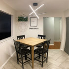 Ivy Bronx Maritza 3-Light LED Modern Chandelier Line Pendant Light ...