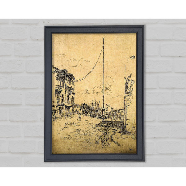 Rosalind Wheeler Whistler The Little Mast - Single Picture Frame Art ...
