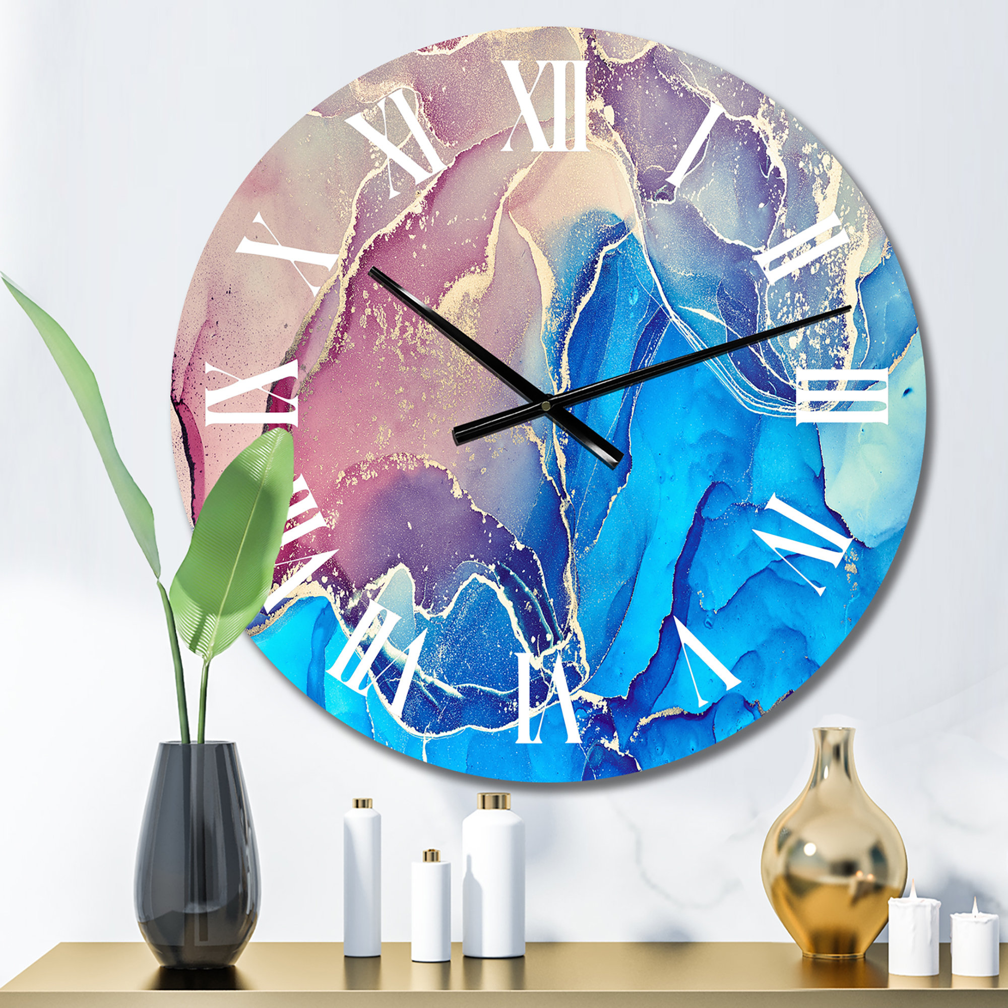 East Urban Home Miheli Wall Clock - Wayfair Canada