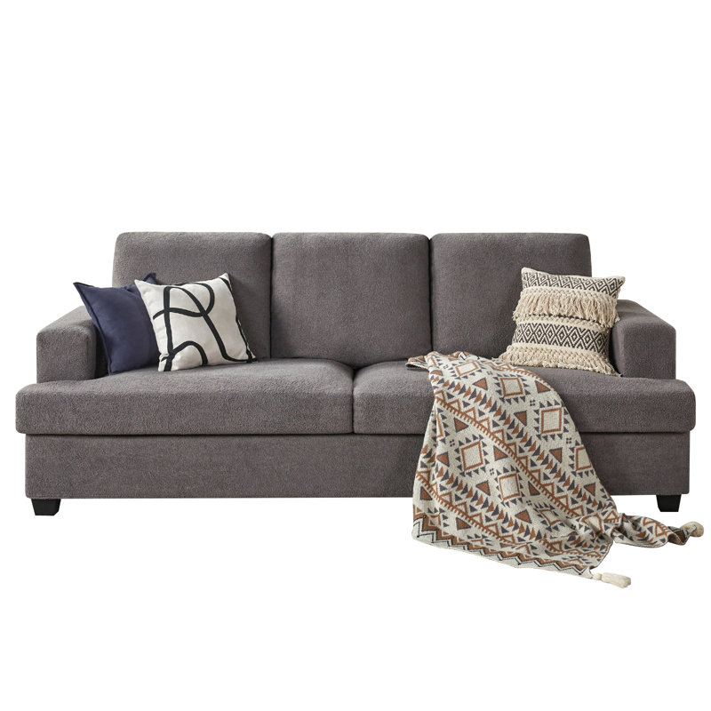 Wade Logan® Boileau 97" 3 Seat Large Sofa & Reviews | Wayfair
