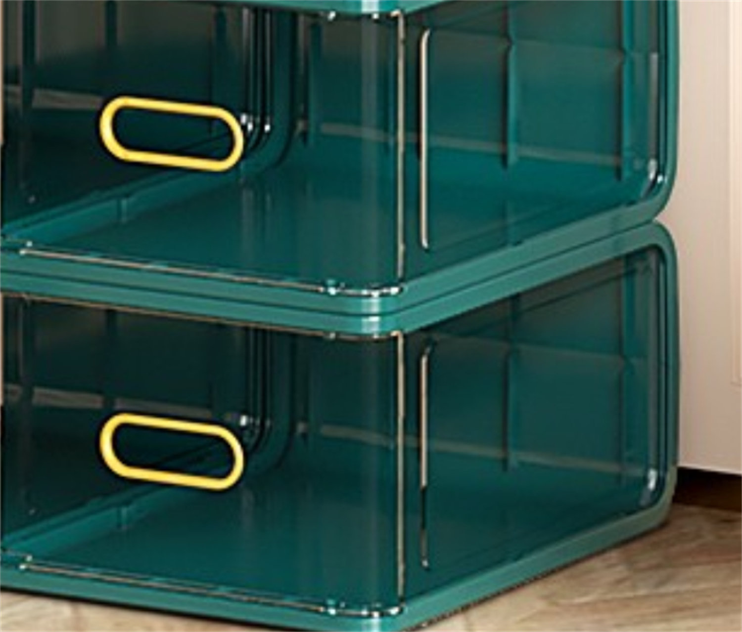 Infinitee Green Shoe Box Storage Box Transparent Thickened（10 Pack ...