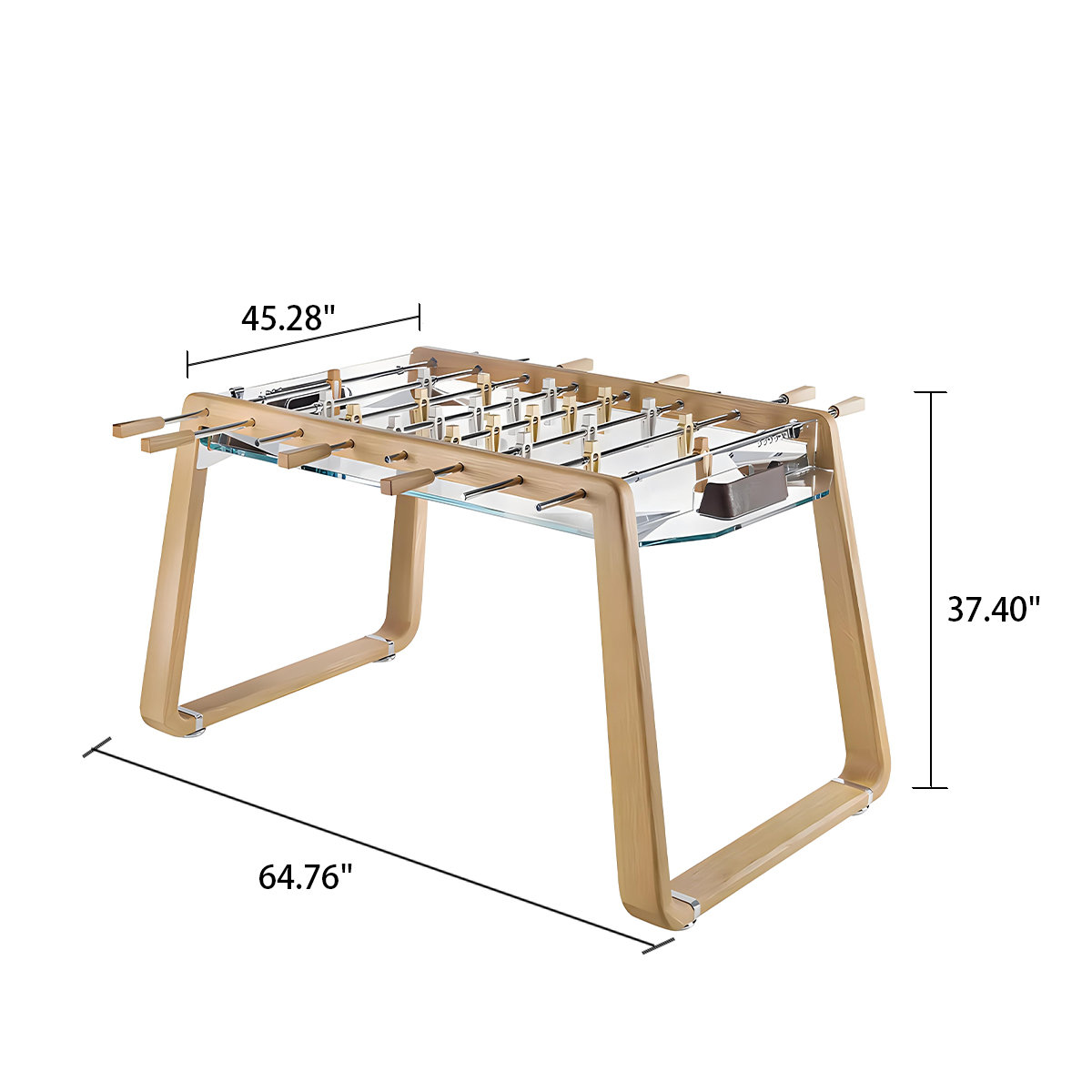 Recon Furniture 64.76'' L Foosball Table | Wayfair