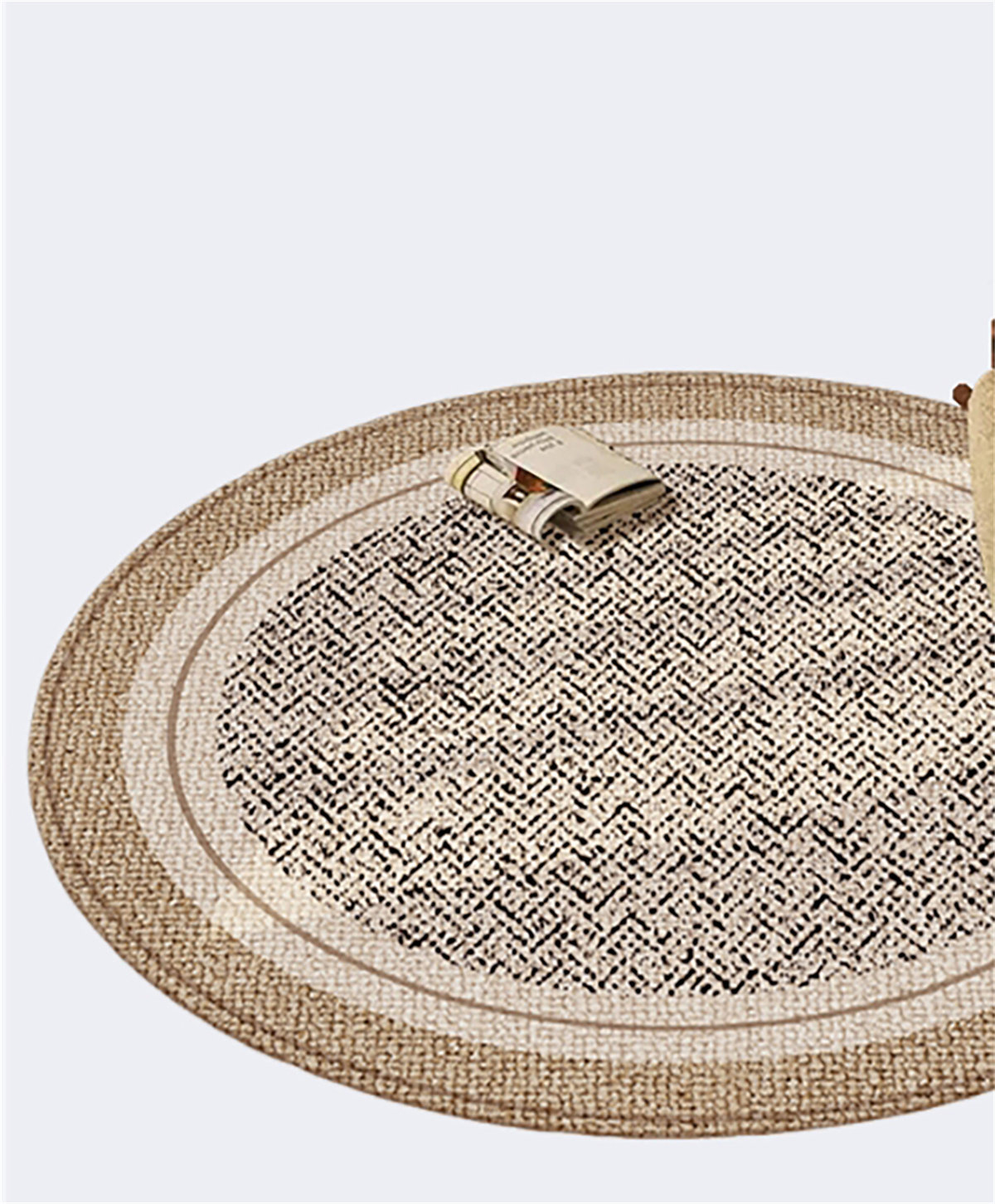 Gracie Oaks Premium Round Rug – Versatile Chair Mat For Balcony ...
