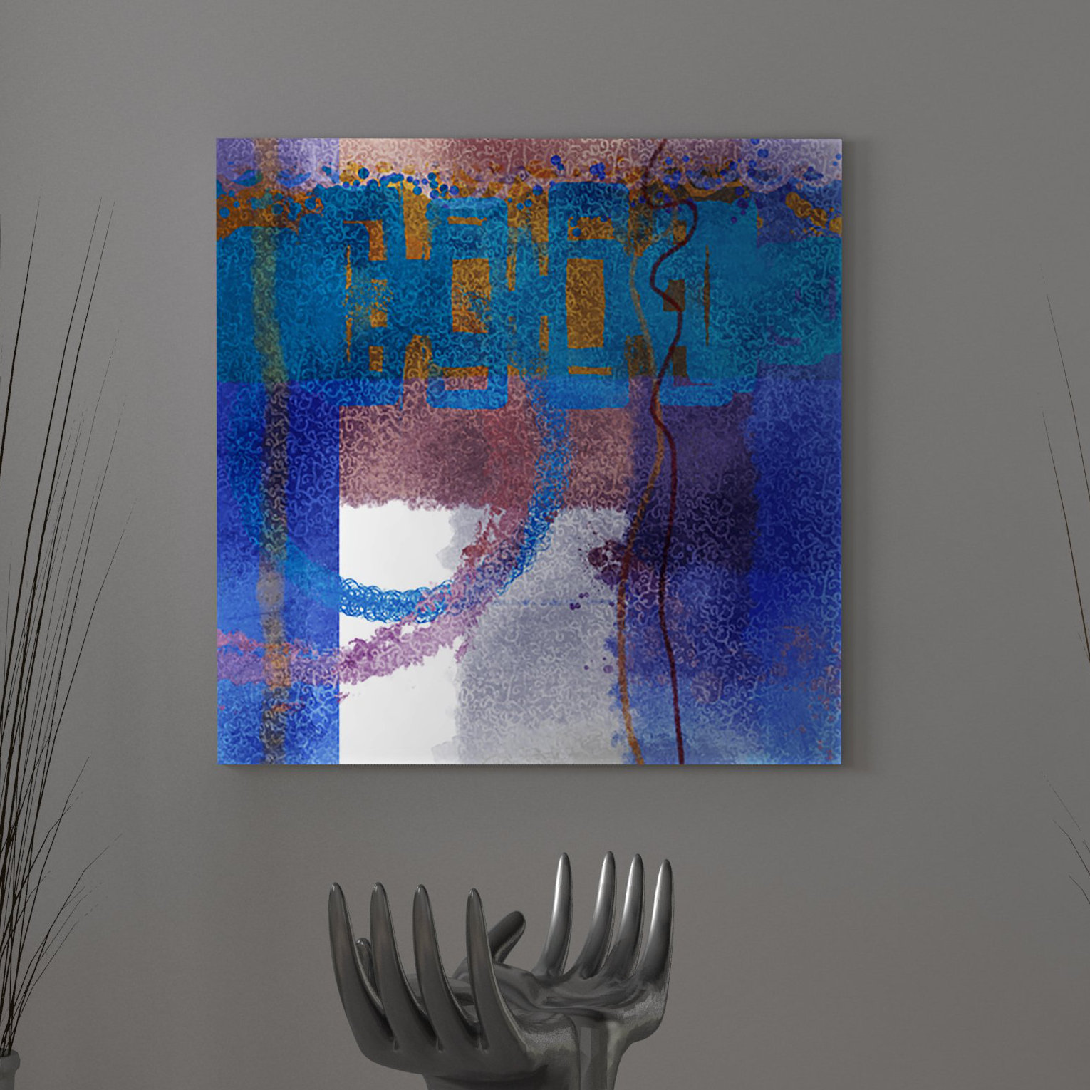 Orren Ellis Power Sensitive - Wrapped Canvas Painting Print | Wayfair