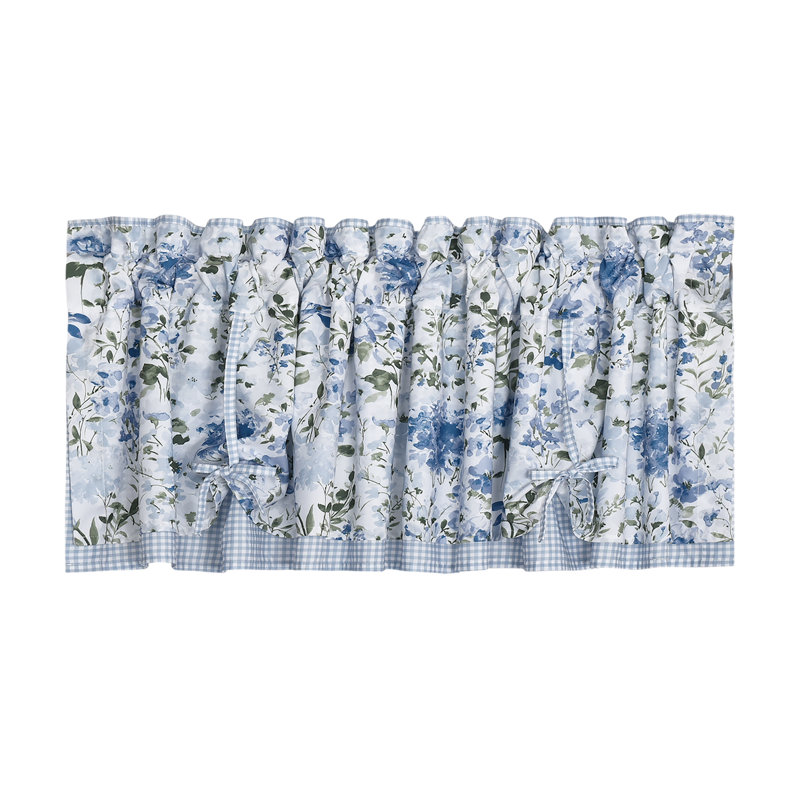 Royal Court Kourtney Window Straight Valance Blue | Wayfair