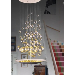 Orren Ellis - Light LED Cluster Pendant | Wayfair