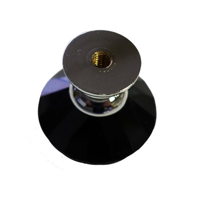 Beauty Acrylic 1 1/4" Length Geometric Knob & Reviews | Wayfair