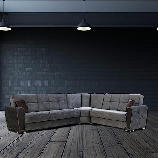 Rosdorf Park Sara Upholstered Sectional Sofa | Wayfair