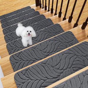 Lark Manor™ 15 Pack Stair Runner Carpet Treads Indoor With Reusable ...