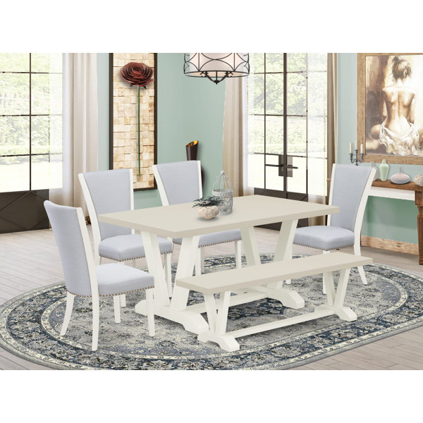 Winston Porter Adriyel 6 - Piece Trestle Dining Set - Wayfair Canada