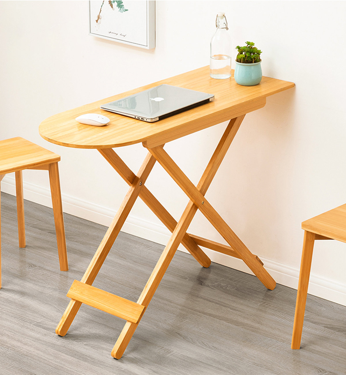 George Oliver Folding Bamboo Bar Table - Wayfair Canada