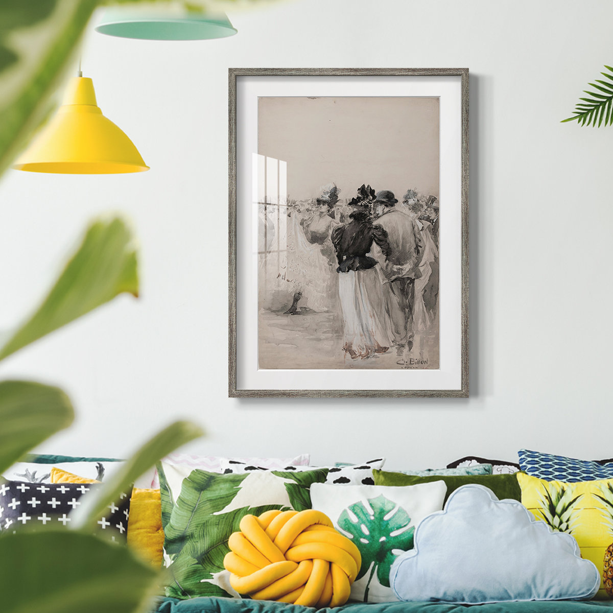 Charlton Home® Vintage Portrait Print XX -Framed Print | Wayfair