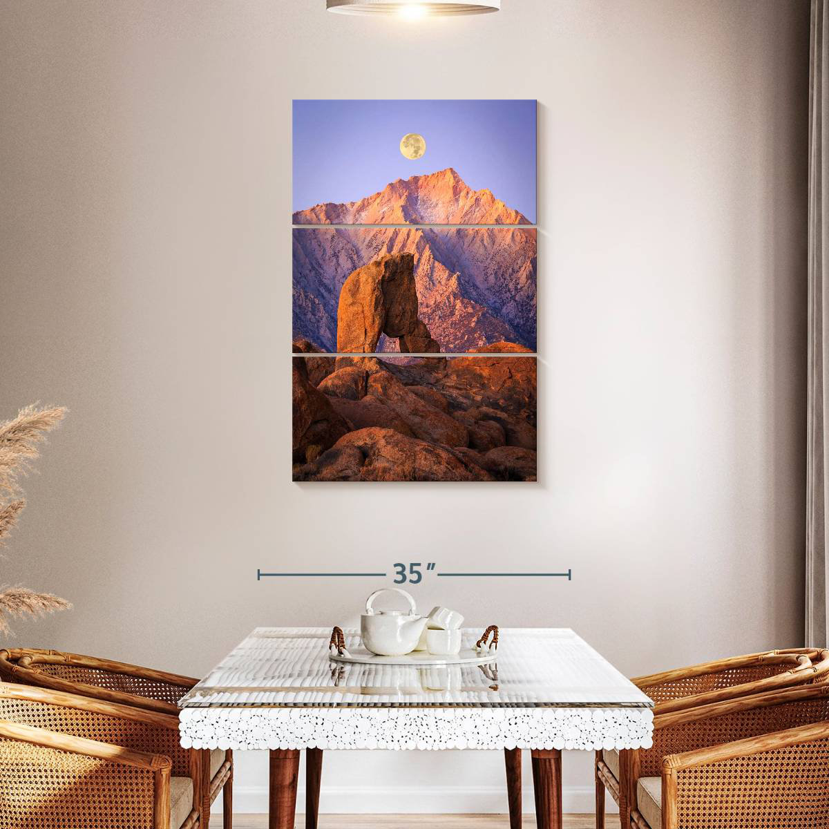 Ebern Designs Oberle Moonlit Granite Arch | Wayfair