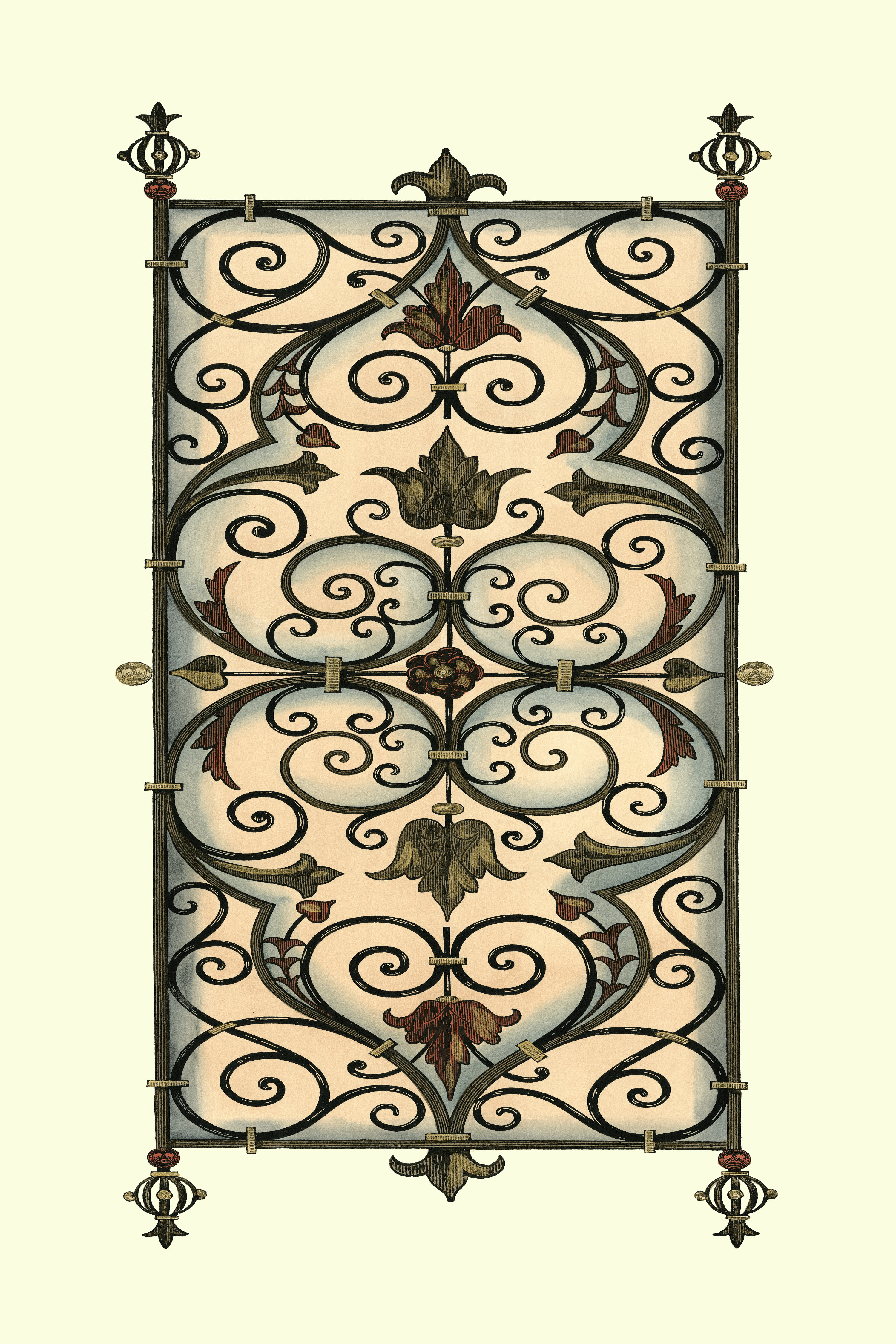 Astoria Grand Printed Wrought Iron Panels I (IP) | Wayfair.co.uk