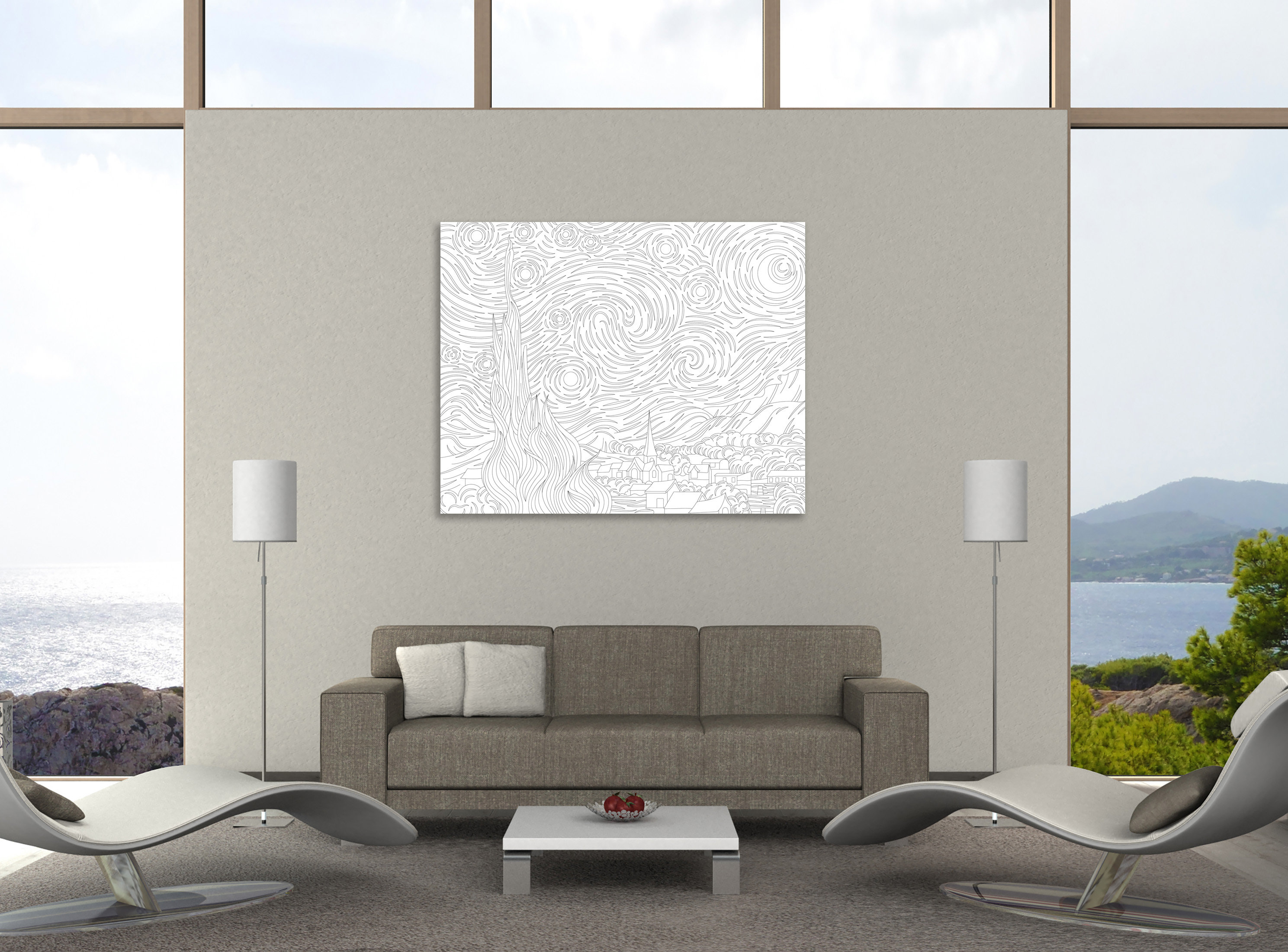 Red Barrel Studio® The Starry Night Sketch by Vincent Van Gogh ...
