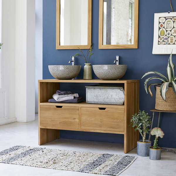 Tikamoon Les Essentiels 110cm Vanity Unit Base Only | Wayfair.co.uk