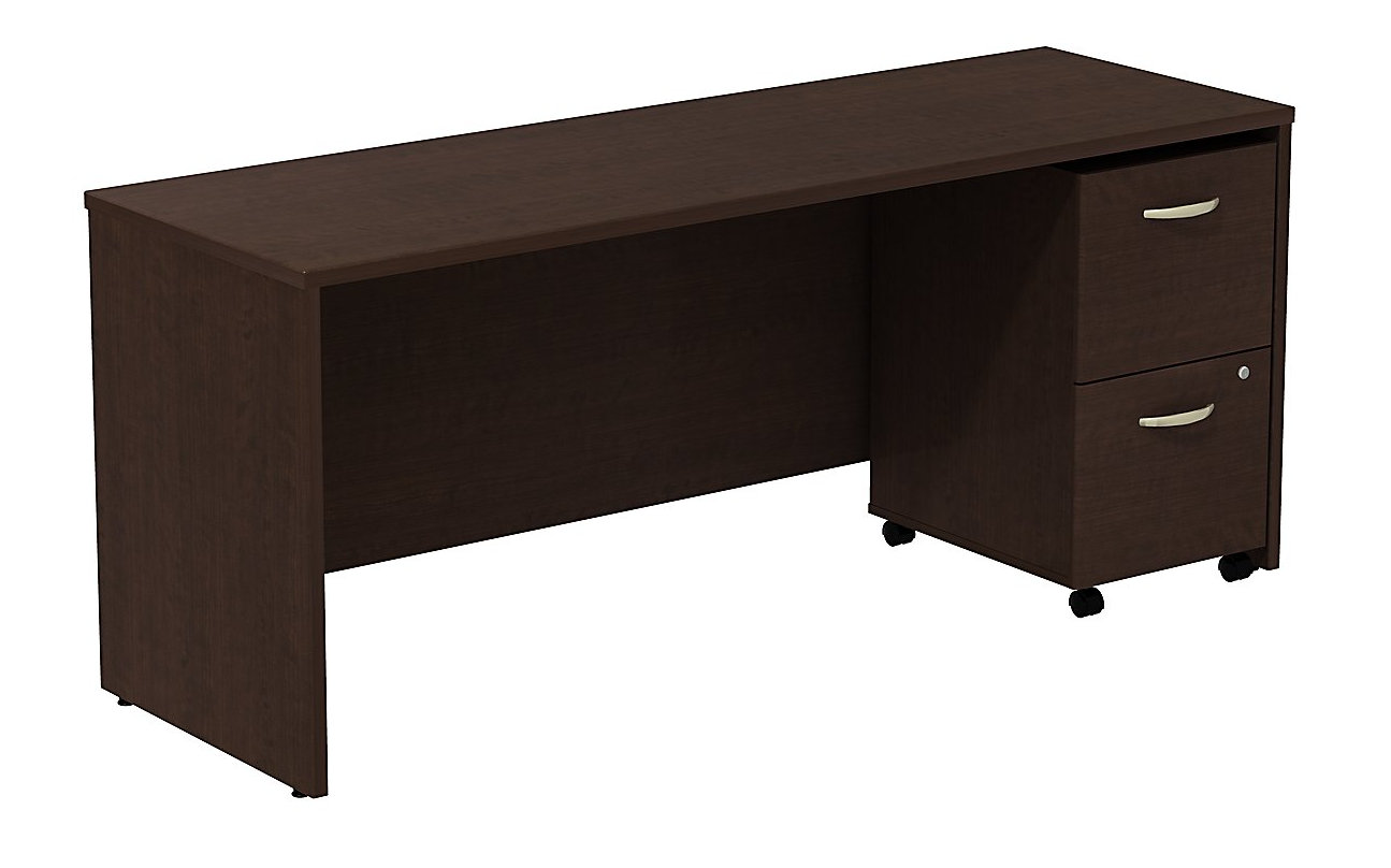 Bush Business Furniture Office 500 Collection Series C Credenza Desk ...