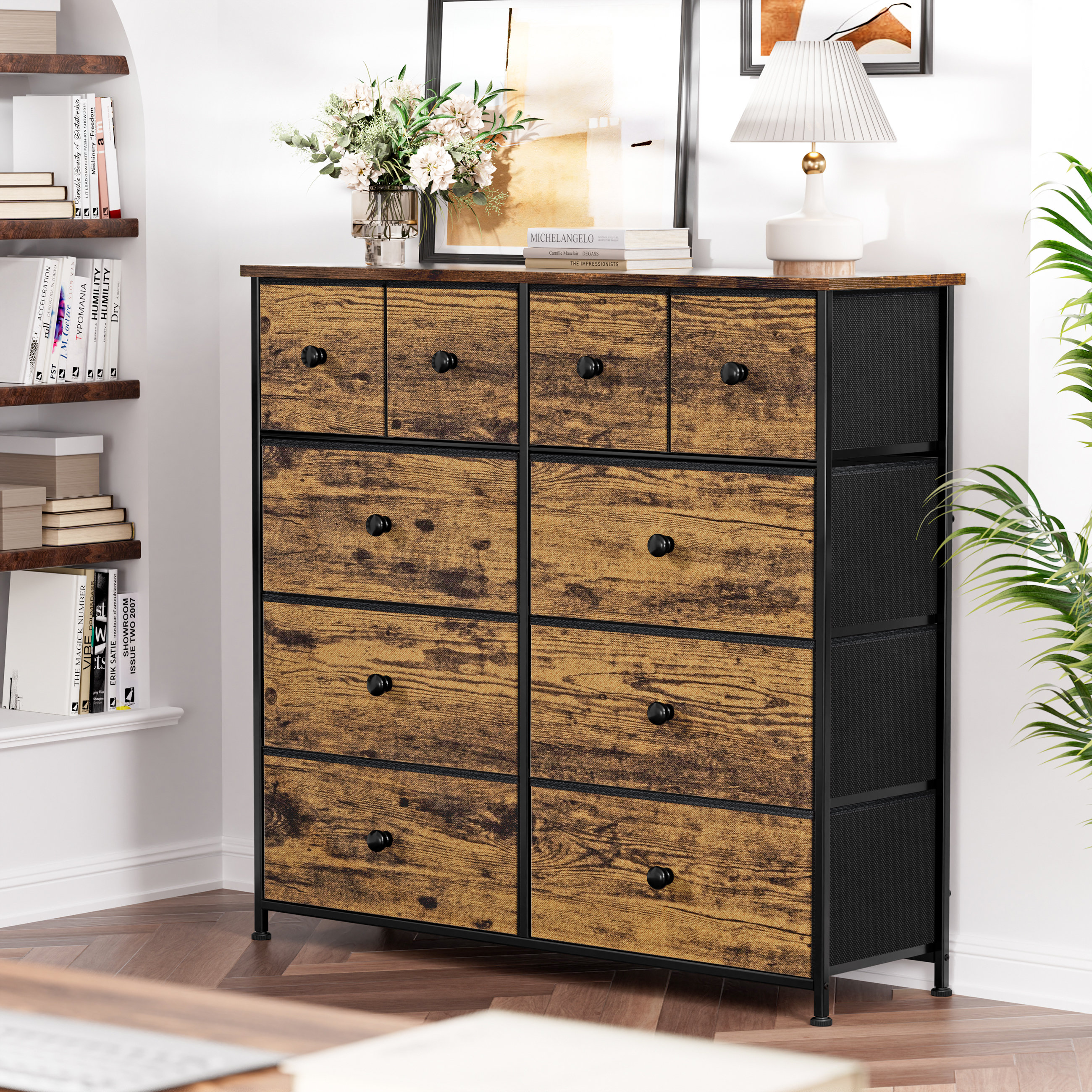 Ebern Designs Commode avec commode en bois Ojaswi, 10 commodes en bois ...