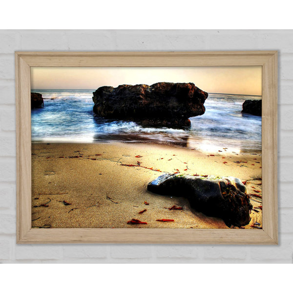 Highland Dunes Sea Rocks - Single Picture Frame Print | Wayfair.co.uk