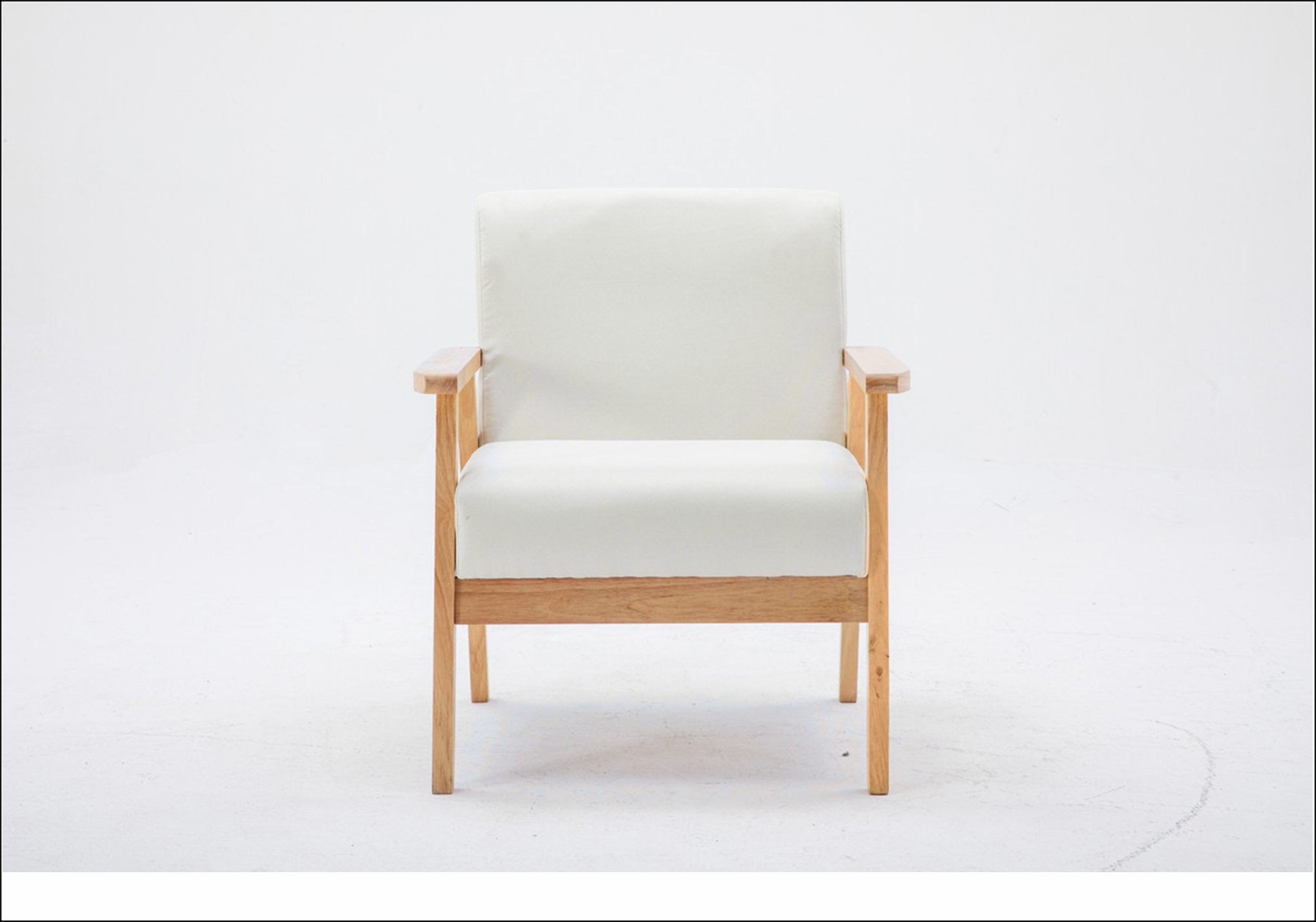 Alcott Hill® Beige Glaab Armchair | Wayfair